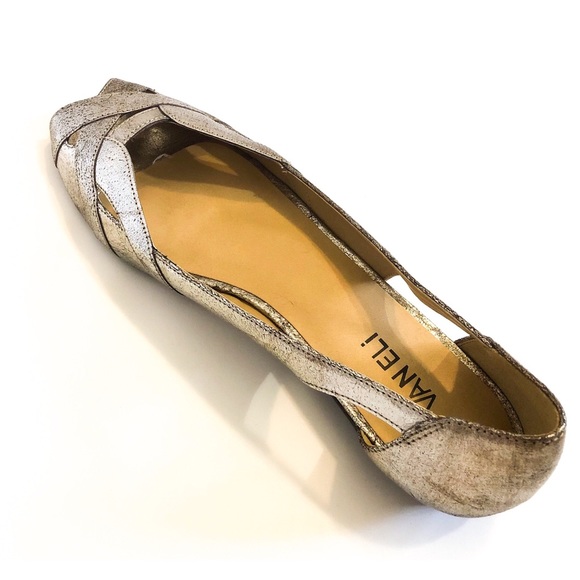 Vaneli | Shoes | Vaneli Andie Flat In Pewter Metallic Color | Poshmark